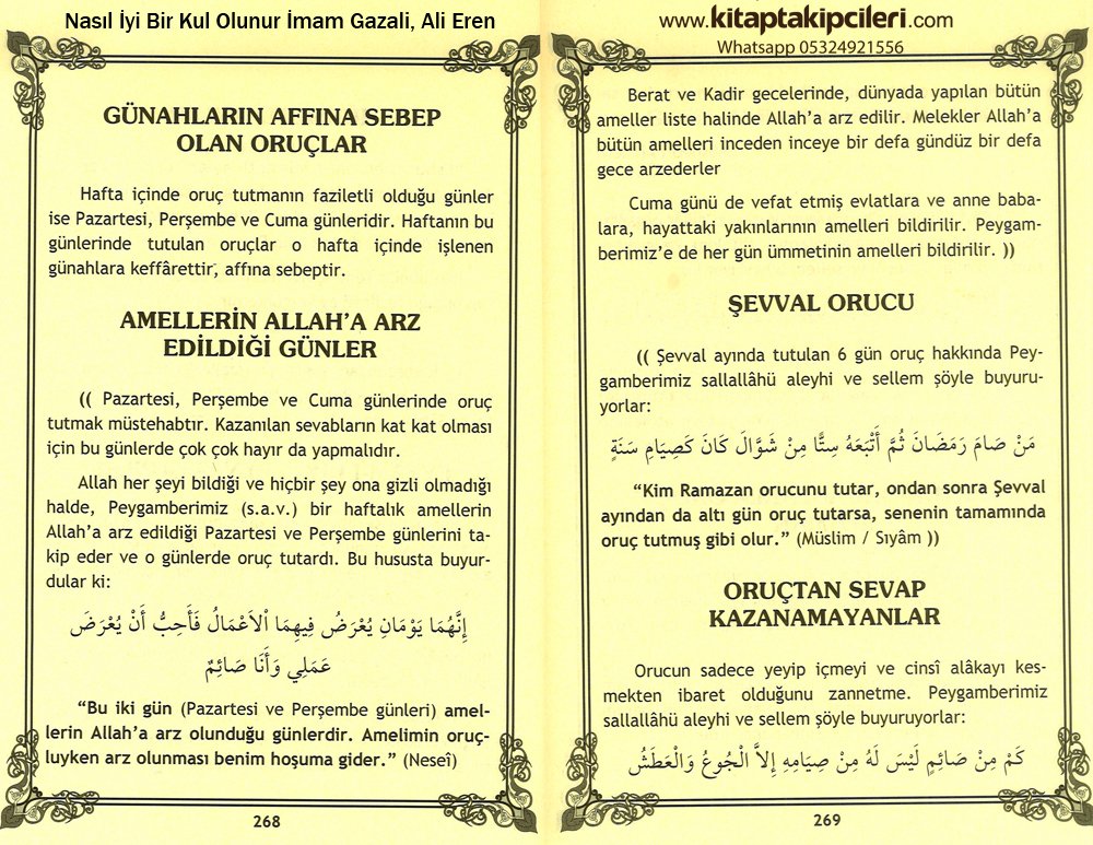 Nasıl İyi Bir Kul Olunur İmam Gazali, Ali Eren kitap kalbi yayıncılık ...