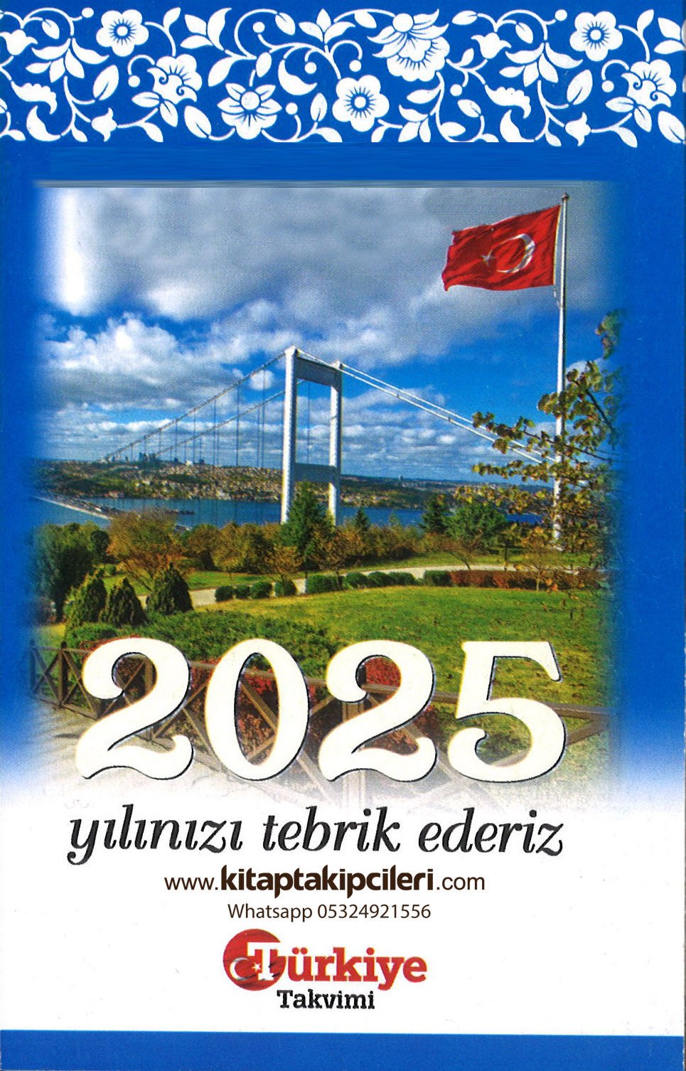 2025 Yılı TÜRKİYE TAKVİMİ Namaz Vakitli Yapraklı Duvar Takvimi KARGO ...